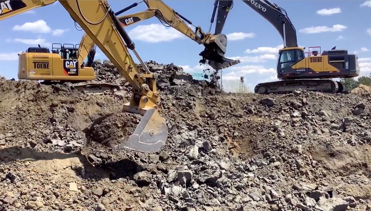 Excavation Department - Toebe Construction